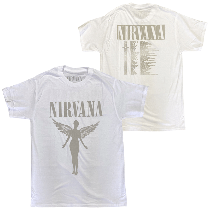 【楽天市場】ニルヴァーナ・NIRVANA・IN UTERO TOUR・UK版・Tシャツ・ロックTシャツ・オフィシャル バンドTシャツ ...
