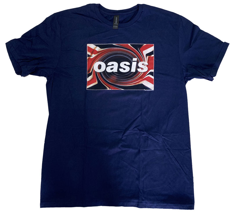 【楽天市場】オアシス・OASIS・UNION JACK TWIRL・NEW・Tシャツ・ロックTシャツ・オフィシャルバンドTシャツ ...