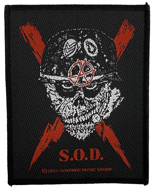 【楽天市場】S.O.D.・STORMTROOPERS OF DEATH・エス オー ディー・SCRAWLED LIGHTNING・刺繍ワッペン ...