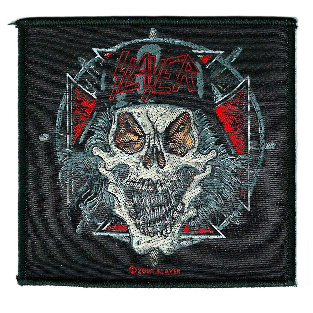 【楽天市場】スレイヤー Tシャツ SLAYER UNHOLY SKULL ノリ無しワッペン 刺繍パッチ オフィシャル：dragtrain ...