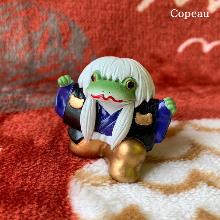 【楽天市場】コポー カエル かえる コポーカエル コポーシリーズ グッズ マスコット コポー 見得をきるカエル 縁起物 和雑貨 copeau 誕生日 ギフト対応 22AW 置物 小物 プチ ...