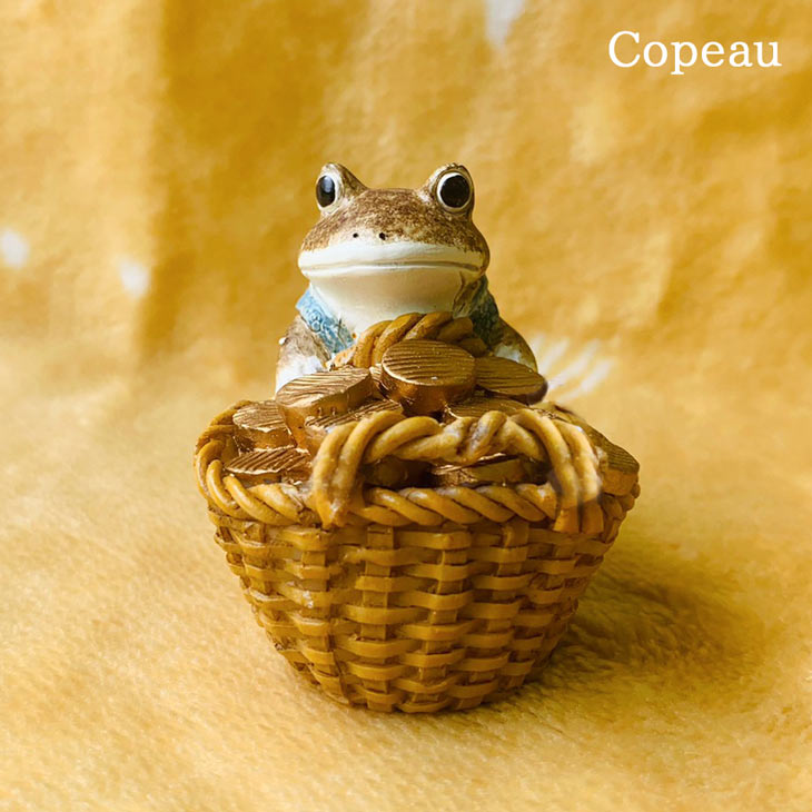 【楽天市場】コポー カエル かえる コポーカエル コポーシリーズ グッズ マスコット コポー 金貨とガマガエル copeau 誕生日 ギフト対応 22AW 置物 小物 プチギフト コポー ...