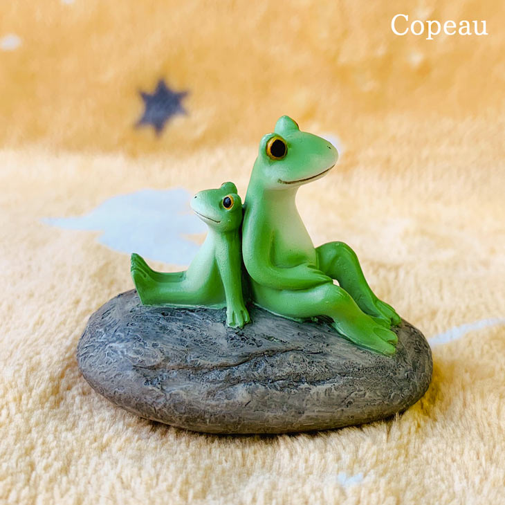 【楽天市場】【マラソン限定 最大50％OFFクーポン】コポー カエル かえる コポーカエル コポーシリーズ グッズ マスコット コポー お座り親子カエル copeau 誕生日 ギフト対応 ...