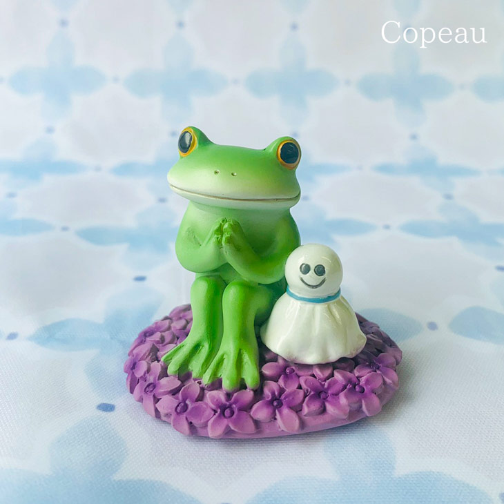 【楽天市場】【店内商品最大70％OFFクーポンあり】コポー カエル かえる コポーカエル コポーシリーズ グッズ マスコット コポー 晴れをお祈りするカエル copeau コポー感謝祭 梅雨 ...