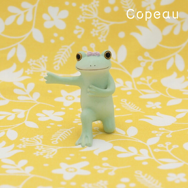 【楽天市場】コポミ カエル かえる コポーシリーズ グッズ マスコット シンプル スタンダード 礼儀正しい 紹介 copeau ギフト対応 ...