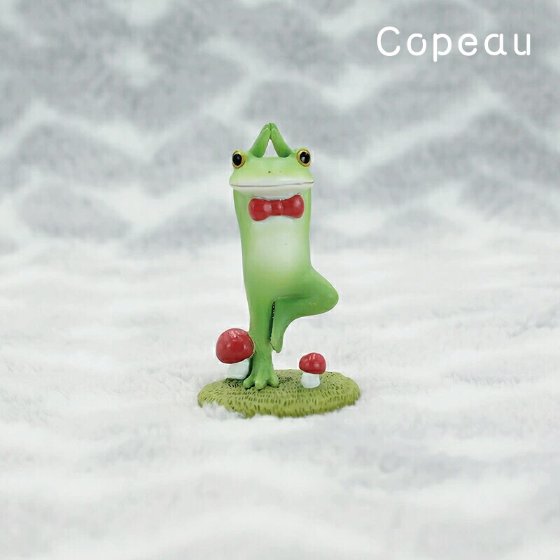 【楽天市場】【店内商品最大70％OFFクーポンあり】コポー カエル かえる 雑貨 コポーカエル コポーシリーズ グッズ マスコット ヨガ レッド ミドリ copeau ギフト対応 ラッピング ...