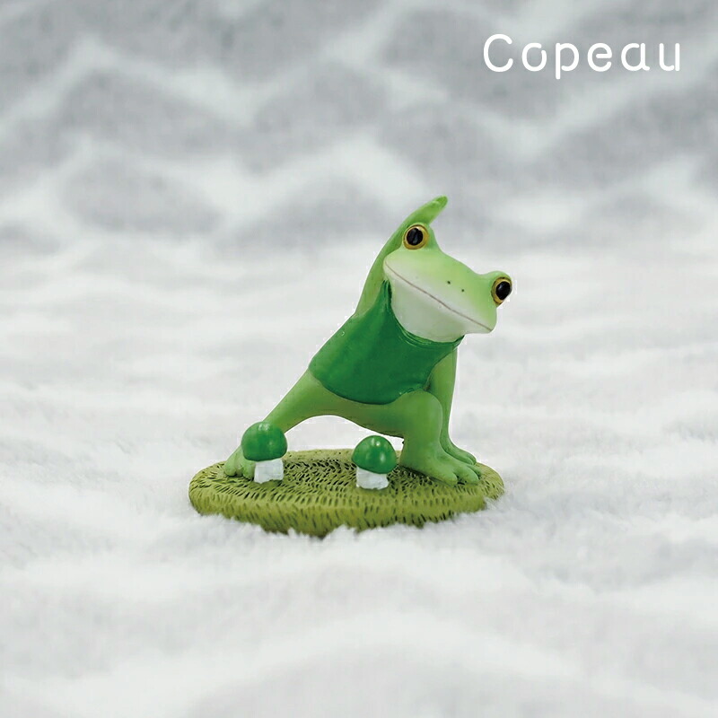 【楽天市場】【マラソン限定最大50%OFFクーポン】コポー カエル かえる 雑貨 コポーカエル コポーシリーズ グッズ マスコット ヨガ グリーン ミドリ copeau ギフト対応 ラッピング ...