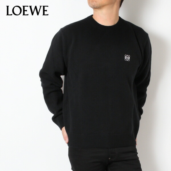 【楽天市場】【冬物大セール】24SSモデル ロエベ LOEWE メンズ SWEATER 4L刺しゅう セーター【BLACK ...