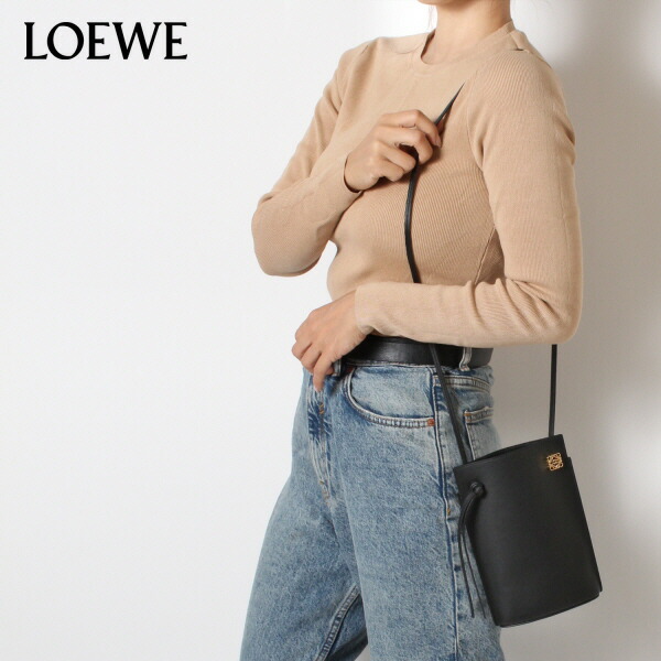 【楽天市場】ロエベ LOEWE レディース DICE POCKET ダイスポケット ポーチバッグ【BLACK】C630R12X01 1100 ...