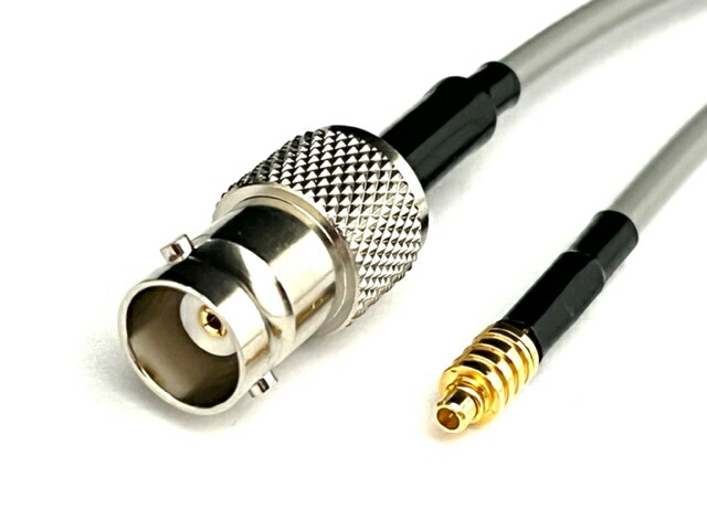 【楽天市場】MMCXプラグ(オス)ーBNCジャック(メス)変換同軸1.5D-2V 0.3m ポスト投函配送：DreamSound