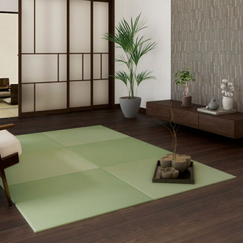 【楽天市場】アクセント畳 ZZ-00 -MARR 1ケース2枚入り(1.34m2) サイズ 820mm×820mm LIXIL リクシル たたみ タタミ 畳 フローリング 敷くだけ マット ...