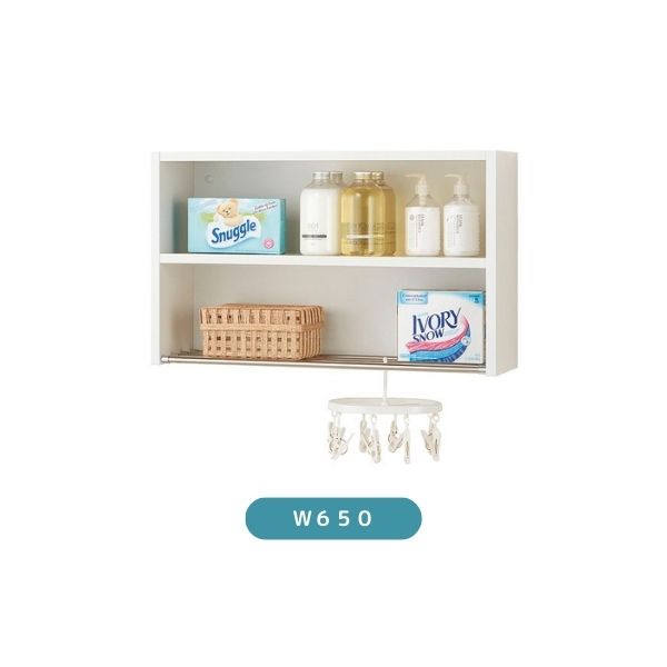 【楽天市場】洗面台 LIXIL/INAX Crevi クレヴィ 奥行500/560タイプ オプション ランドリーキャビネット 間口W650mm オープンタイプ KKO-652/W 洗面化粧台 ...