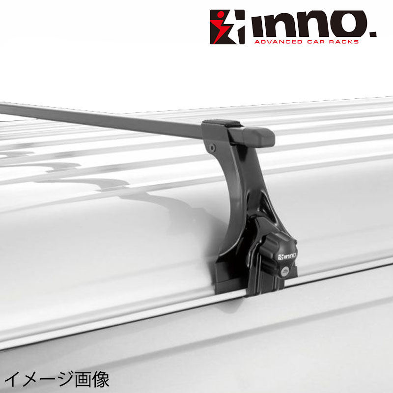 【楽天市場】ハイエース ルーフキャリア 200系 H17.01- ベースキャリア スクエアバー INNO(イノー) INDDK ...