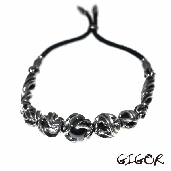【楽天市場】GIGOR ジゴロウ ウォーフォールレザーブレスレット シルバーブレスレット メンズ No.372【メーカー取り寄せ品】：ドリーマーズ