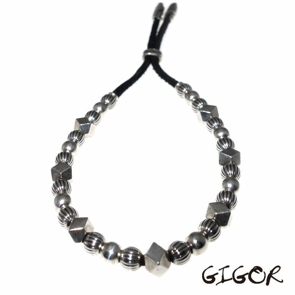 【楽天市場】GIGOR ジゴロウ ロジオレザーブレスレット シルバーブレスレット メンズ No.376【メーカー取り寄せ品】：ドリーマーズ
