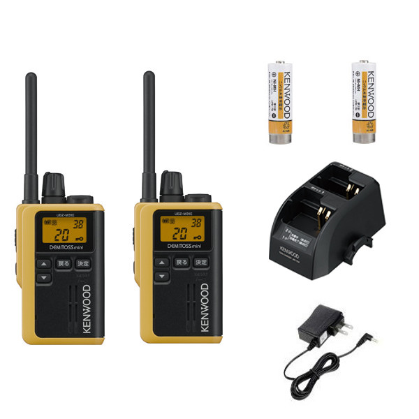 【楽天市場】KENWOOD/ケンウッド 中継器対応 特定小電力トランシーバー＋充電器セットUBZ-M31E-Y＋UPB-7N＋UBC-9CR＋UBC-7SL：無線機の専門店 ドリームモバイル