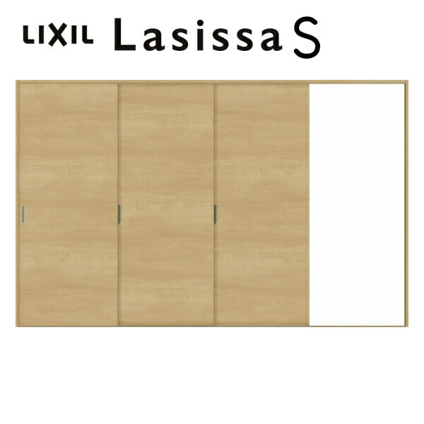 【楽天市場】【3月はエントリーでP10倍】 室内引き戸 Vレール方式 3枚建 片引き戸 ラシッサS LAB ケーシング付枠 3220 ...