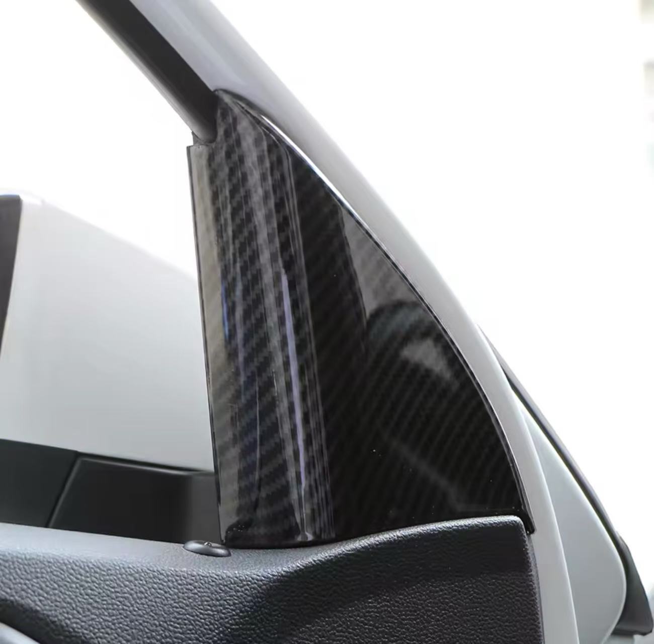 【楽天市場】フォルクスワーゲン VW T-ROC TDI スタイル スポーツ Rデザイン ブラックスタイル Aピラー カバー カーボン ルック ...