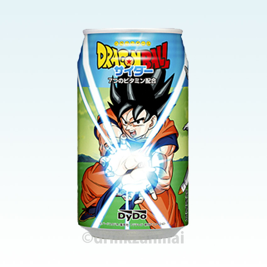 【楽天市場】【ダイドー】（Dydo） ドラゴンボール サイダー （第二弾） 350ml 缶 1ケース 24本入【1配送先2ケース以上送料無料】北海道・沖縄・離島除くx【RCP】：ドリンクで健康 ...