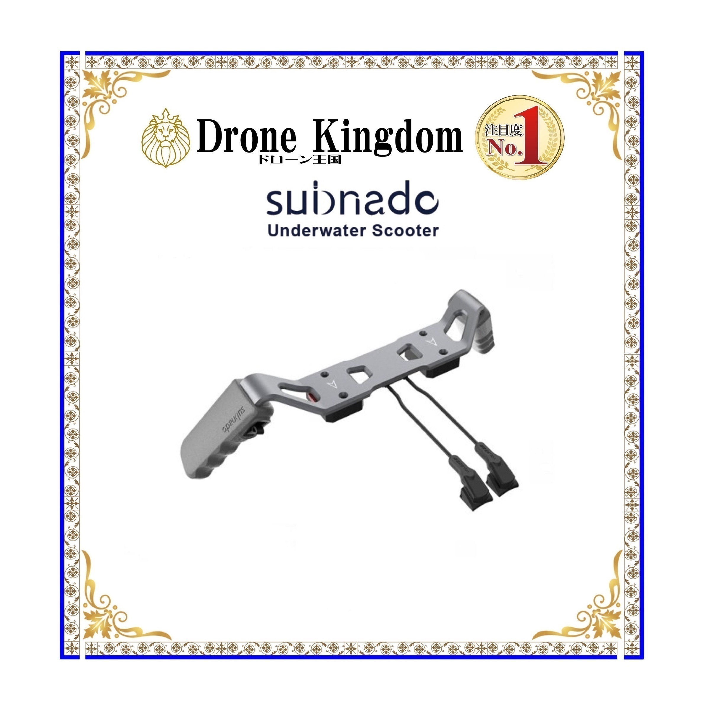 【楽天市場】【数量限定】WAYDOO subnado 水中スクーター ツインハンドルブラケット：DroneKingdom ドローン王国