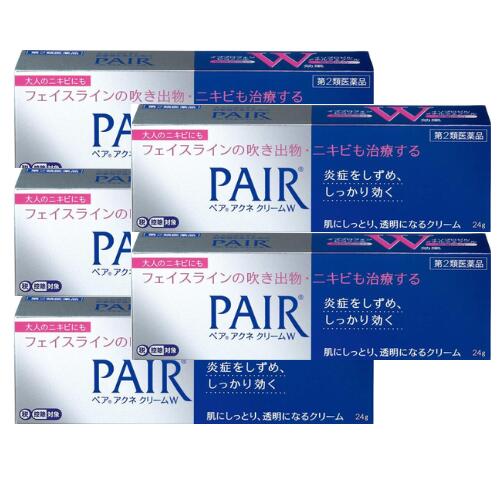 【楽天市場】【第2類医薬品】 5個セット ペアアクネクリームW 24g 【ライオン株式会社】【セルフメディケーション税制対象】：ドラッグひかり ...