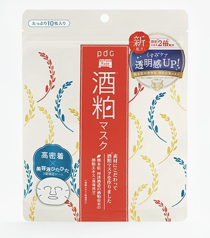 【楽天市場】【メール便可】pdc ワフードメイド 酒粕マスク10枚【4961989409115】 日本酒シートマスク / パック：ドラッグ ...