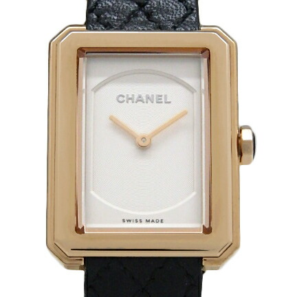 【楽天市場】【最大3万円offｸｰﾎﾟﾝ配布2/4～】国内正規 CHANEL シャネル ボーイフレンド スモール ベージュゴールド H6587 ...