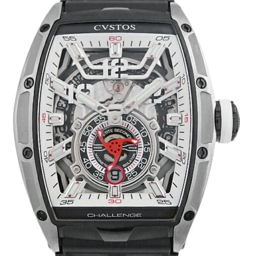 【楽天市場】国内正規品 CVSTOS クストス CHALLENGE チャレンジ ジェットライナー2 CVT-JET2-PS 裏スケ オートマ メンズ スケルトン文字盤 【中古】【DS ...
