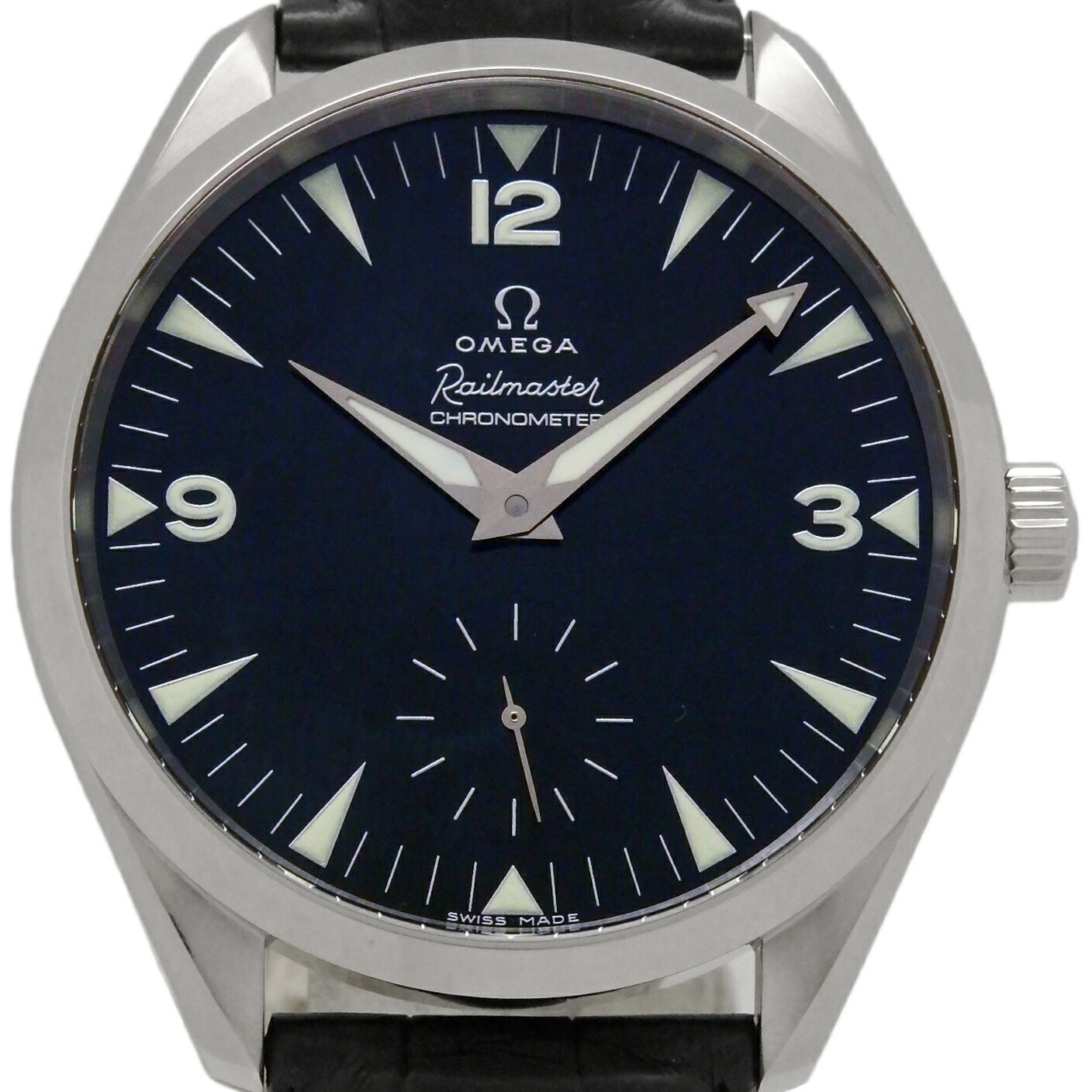 【楽天市場】K18WG OMEGA オメガ シーマスター レイルマスターXXL 221.53.49.10.01.002 ...