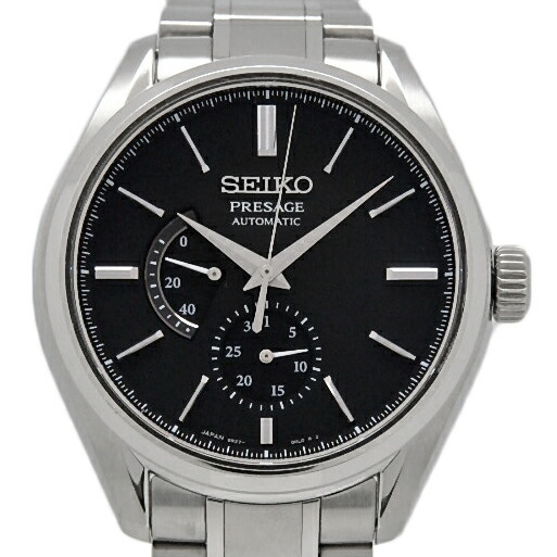 【楽天市場】SEIKO セイコー プレサージュ メカニカル プレステージライン SARW043 メンズ オートマ 黒文字盤 【中古】【DS ...