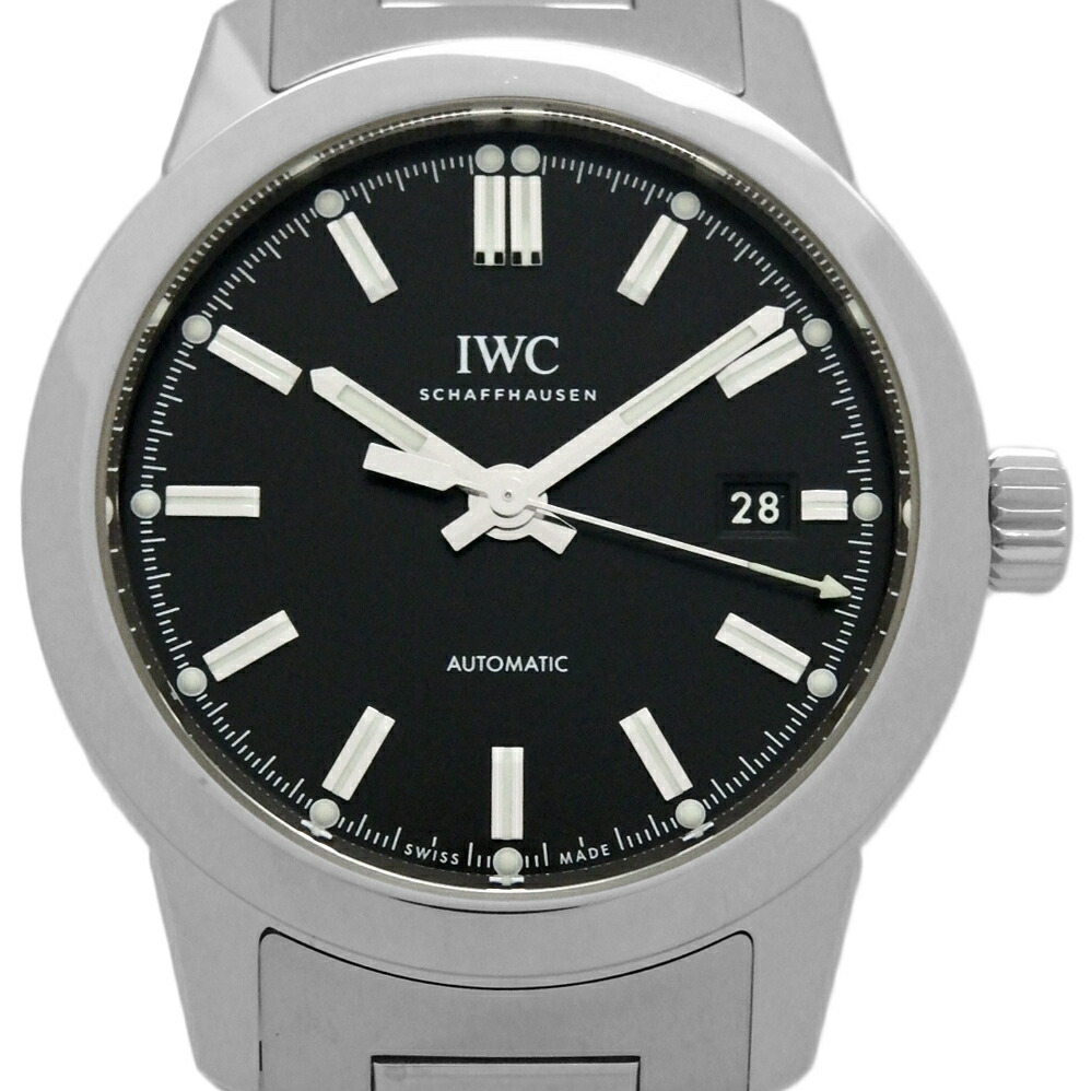 【楽天市場】IWC インヂュニア IW357002 メンズ オートマ 黒文字盤 【中古】【DS KATOU】：DS KATOU