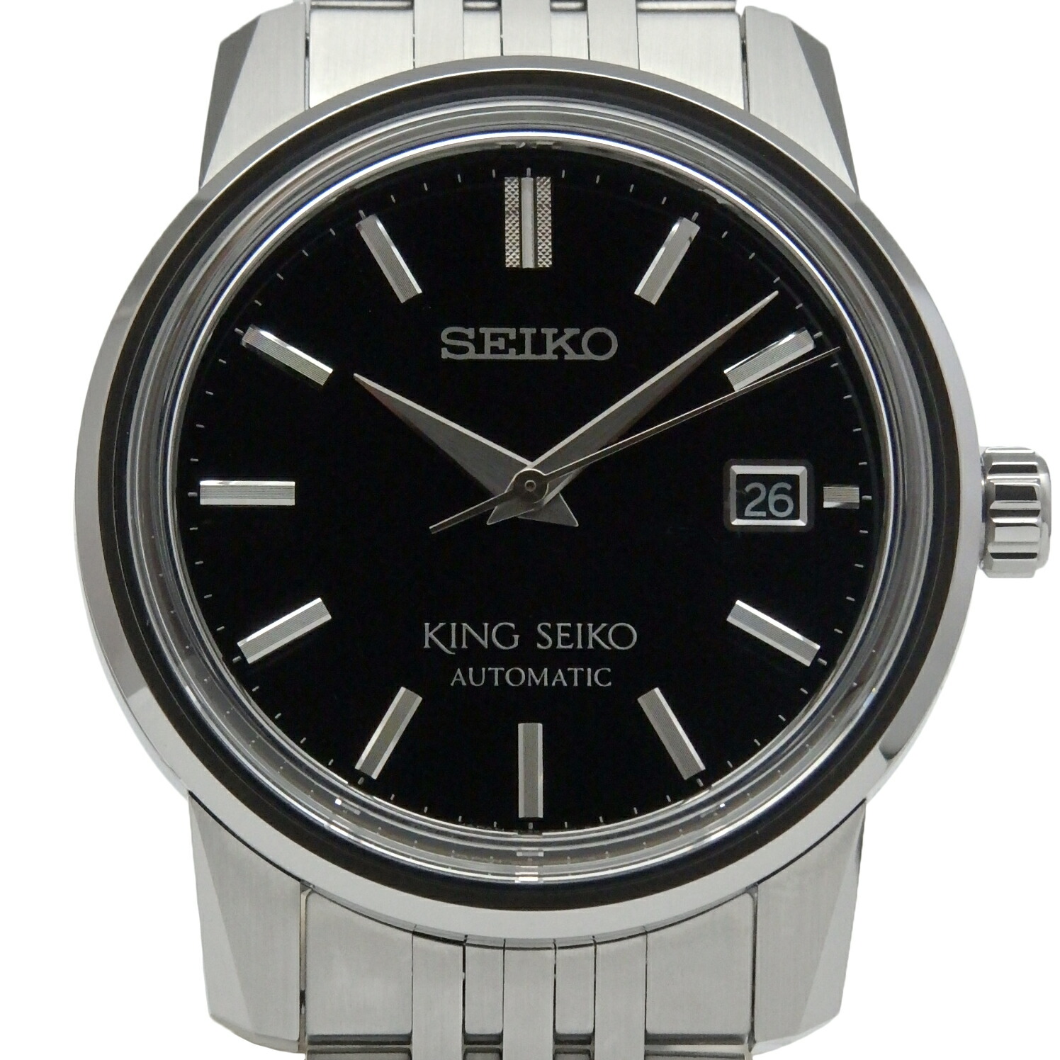 【楽天市場】SEIKO セイコー KS キングセイコー SDKA007 6L35 KSK メンズ オートマ 黒文字盤 【中古】【DS ...