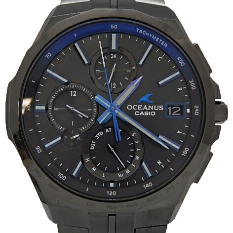 【楽天市場】カシオ OCEANUS オシアナス マンタ ソーラー電波 OCW-S5000B-1AJF 5603 Bluetooth メンズ ...