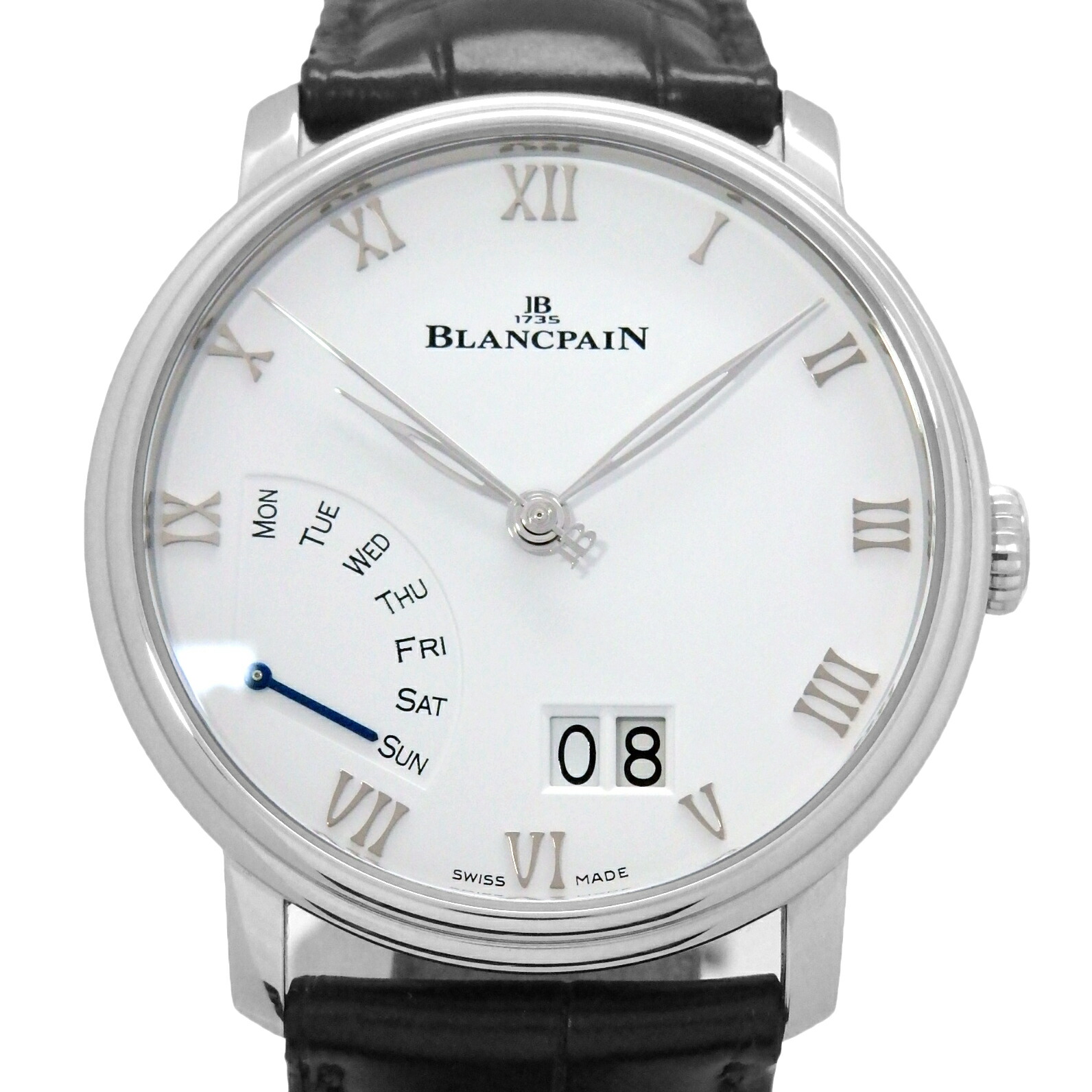 【楽天市場】BLANCPAIN ブランパン ヴィルレ ラージデイト レトログラードデイ 6668-1127-55B メンズ オートマ 白文字盤 【中古】【DS KATOU】：DS KATOU