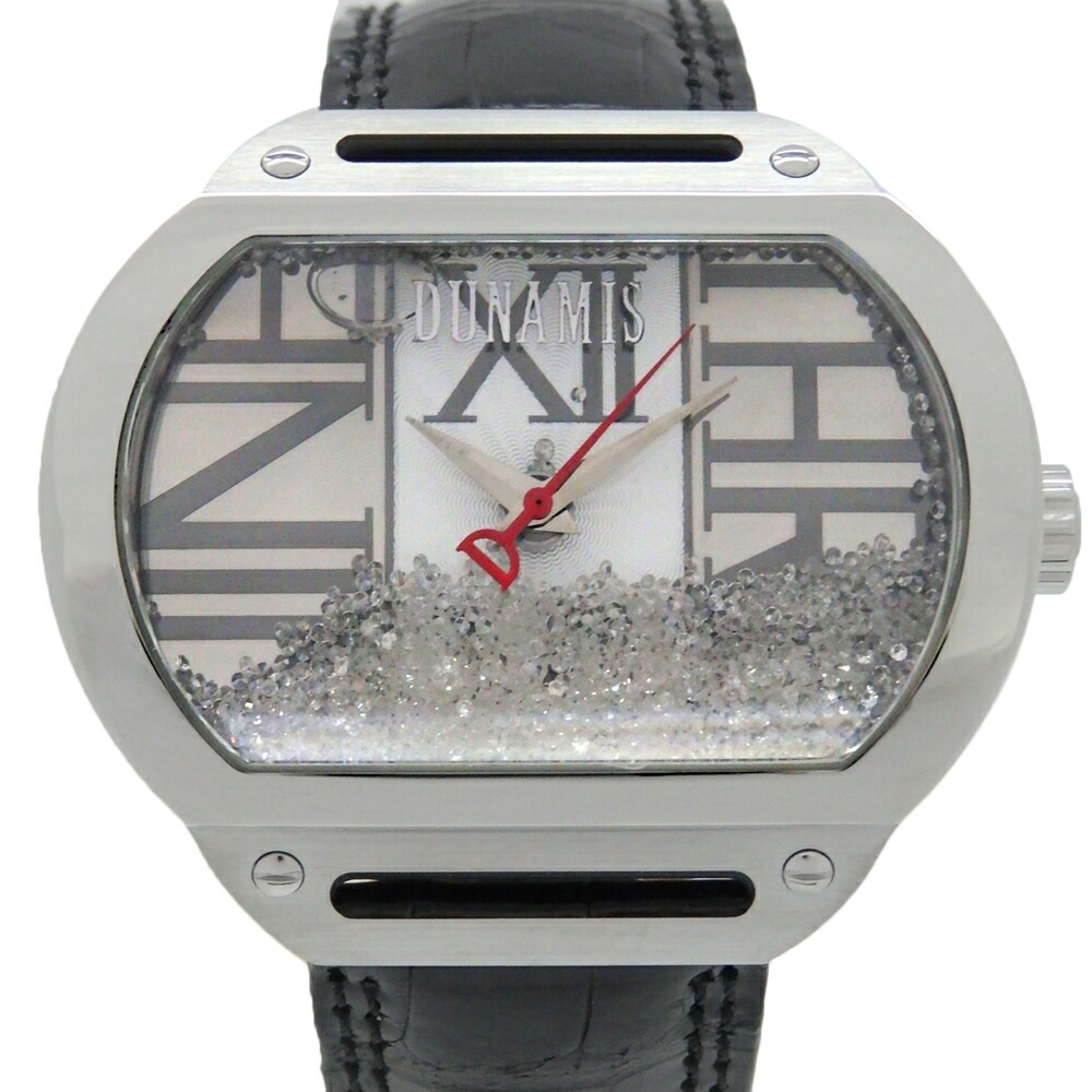 【楽天市場】DUNAMIS デュナミス スパルタン ダイヤモンド SP-S35 オートマ メンズ シルバー/グレー文字盤 【中古】【DS ...