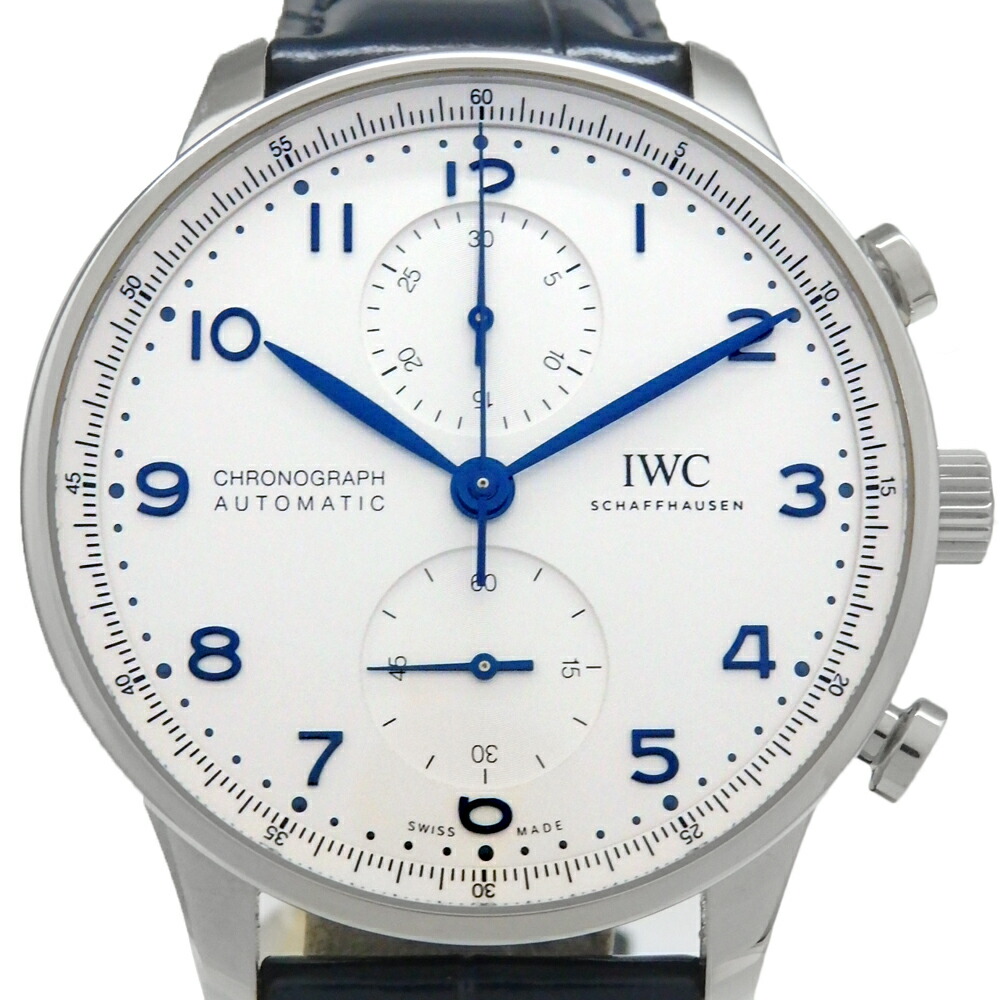 【楽天市場】IWC ポルトギーゼ クロノグラフ IW371605 オートマ シルバー文字盤 【中古】【DS KATOU】：DS KATOU