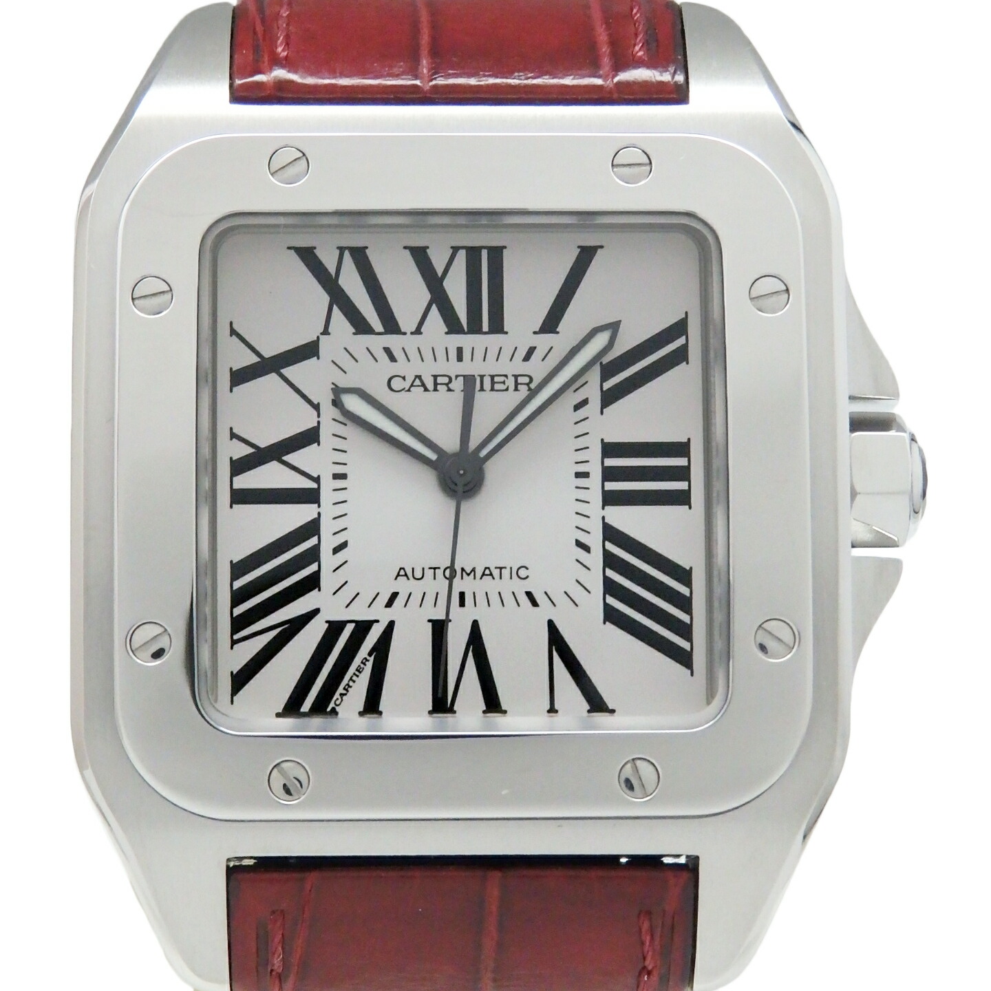 【楽天市場】Cartier カルティエ サントス100 LM W20073X8 メンズ オートマ シルバー文字盤 【中古】【DS KATOU ...
