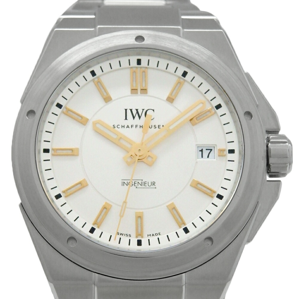 【楽天市場】IWC インジュニア オートマティック IW323906 替ラバー付 メンズ オートマ シルバー文字盤 【中古】【DS KATOU ...