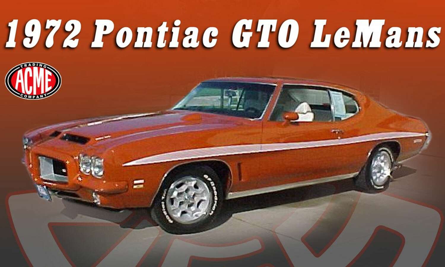 【楽天市場】ACME 1/18 ミニカー ダイキャストモデル 1972年モデル ポンティアック Pontiac GTO LeMans 1972 ...