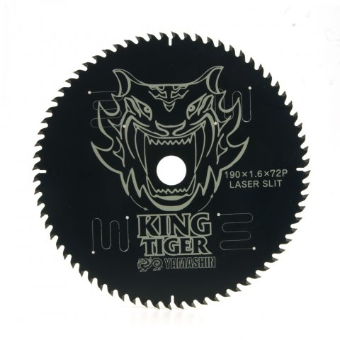 【楽天市場】MAT-KT-190-72P 山真製鋸 キングタイガー 木工用チップソー 外径190mm 替刃：コネクト オンライン