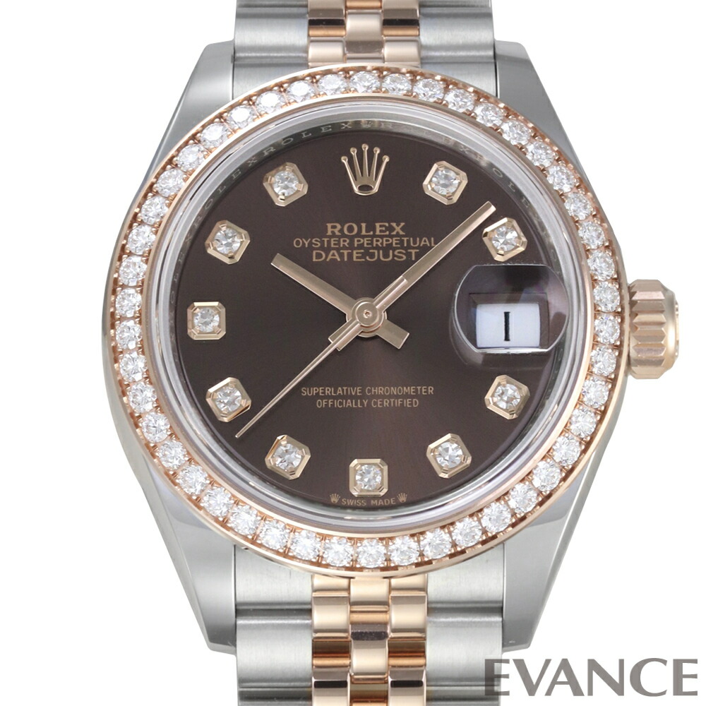 【楽天市場】【新品】 ロレックス デイトジャスト 28 279381RBR チョコレート レディース 【腕時計】【ROLEX】：エバンス 楽天市場店
