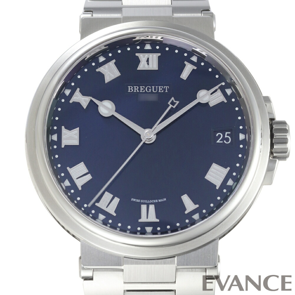 【楽天市場】【中古】 ブレゲ マリーン 5517 5517TI/Y1/TZ0 ブルー メンズ 【腕時計】【BREGUET】：エバンス 楽天市場店