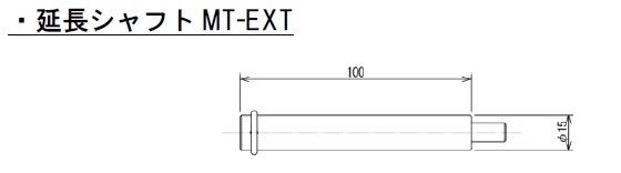 【楽天市場】イマダ MT-EXT トルク用スタンド 延長シャフト 長さ100mm IMADA：ハカルドットコム 楽天市場店