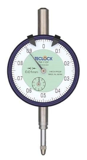 【楽天市場】テクロック TM-110P 0.01mm目盛 標準型ダイヤルゲージ TECLOCK：ハカルドットコム 楽天市場店