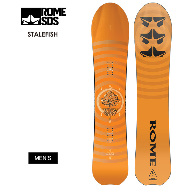【楽天市場】23-24 2024 ROME SDS ローム STALEFISH スティールフィッシュ スノーボード 板 メンズ：JSBCスノータウン