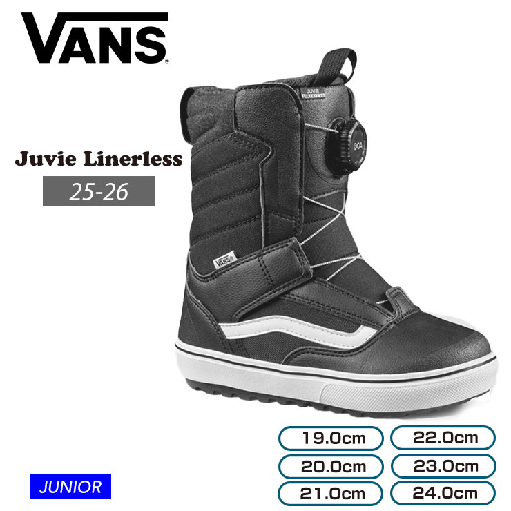 【楽天市場】【マラソン期間中エントリーでP+9倍＆P+1倍】25-26 2026 VANS バンズ JUVIE LINELESS キッズ ...