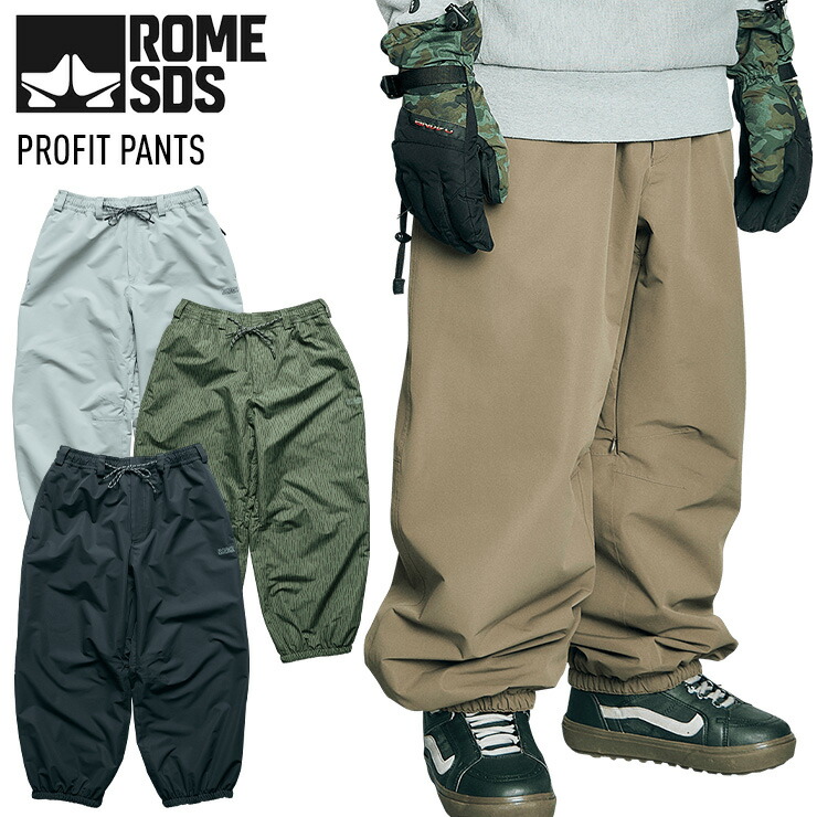 【楽天市場】2026 ROME SDS ローム PROFIT PANTS プロフィットパンツ スノーボードパンツ スキーパンツ 【JSBC ...