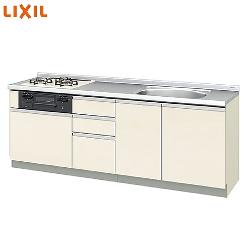 【楽天市場】【LINEクーポン配布中】【納期約5週間】取り替えキッチンパッとりくん ラウンド68シンク(水栓穴付) リクシル LIXIL [GX -U-220W AG ] 間口220cm GX ...