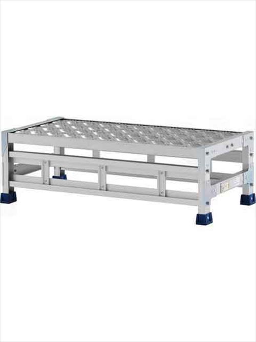 【楽天市場】【LINEクーポン配布中】作業台(天板縞板タイプ) 1段 CSBC-S 天板高さ 250mm アルインコ(ALINCO ...