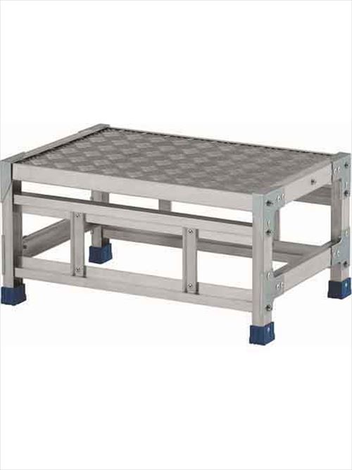 【楽天市場】【LINEクーポン配布中】作業台(天板縞板タイプ) 1段 CSBC-S 天板高さ 300mm アルインコ(ALINCO ...